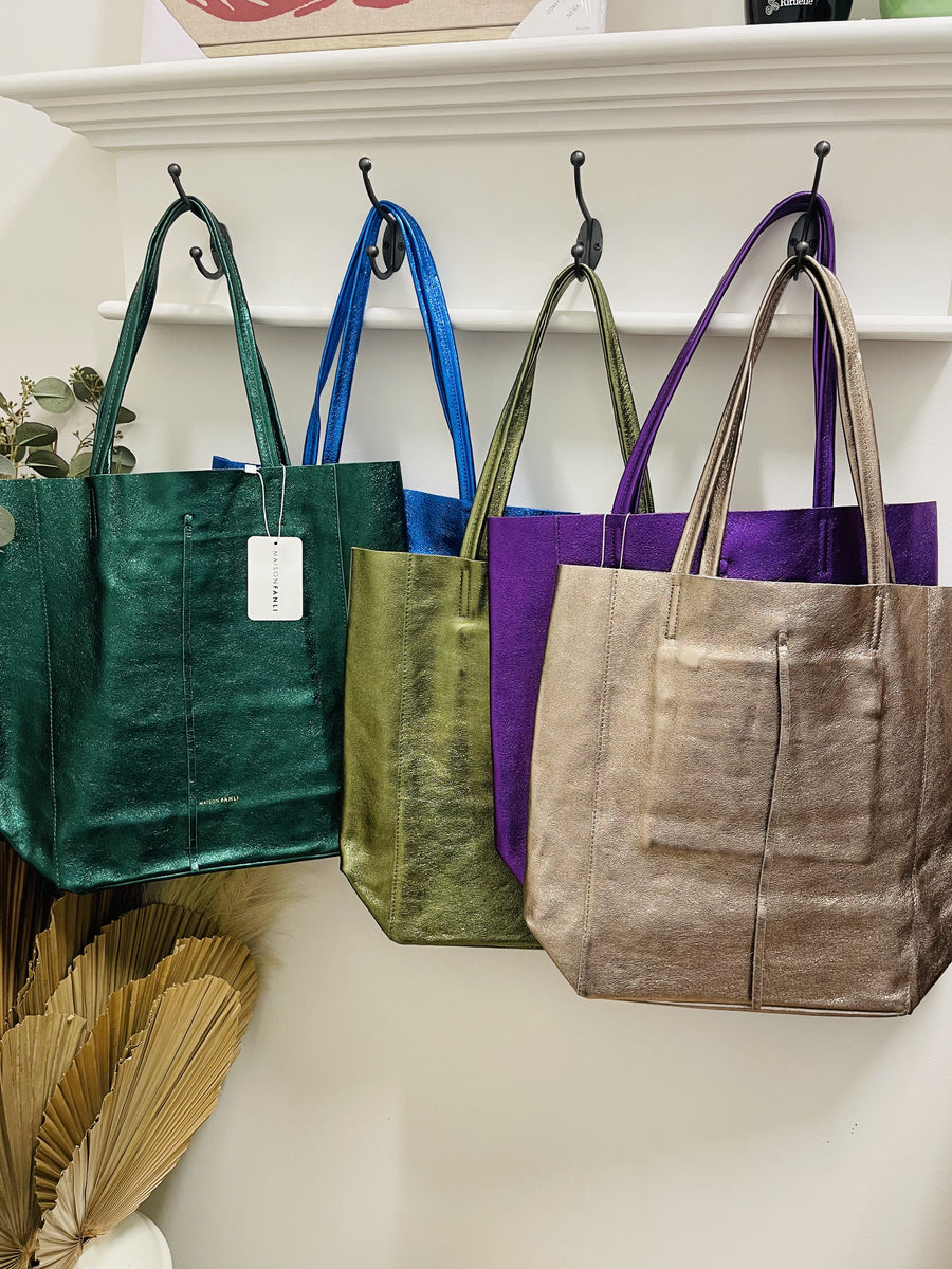 Maison Fanli Metallic Large Tote – Intuition of Lockhart